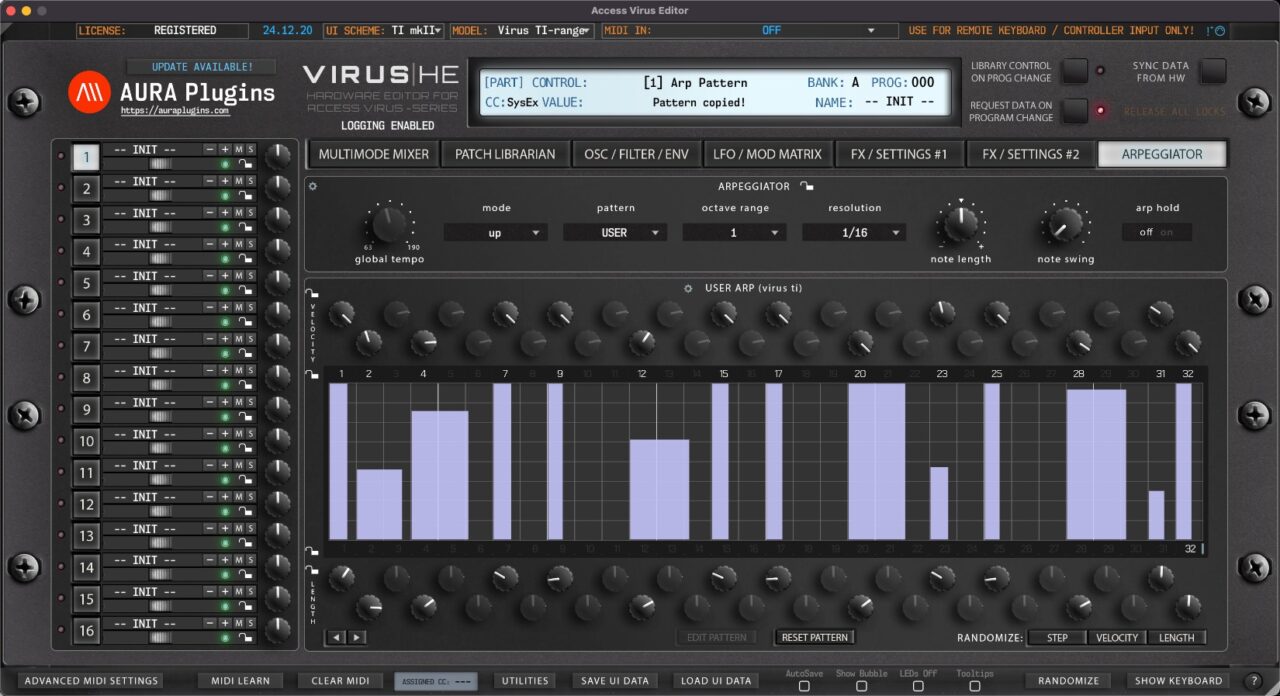 Access Virus Editor and Librarian - AURA Plugins