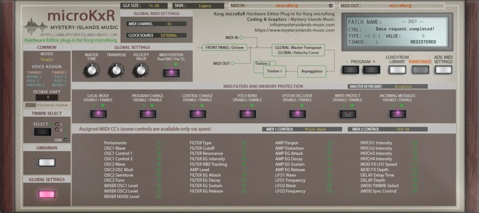 Korg microKorg Editor and Librarian - AURA Plugins