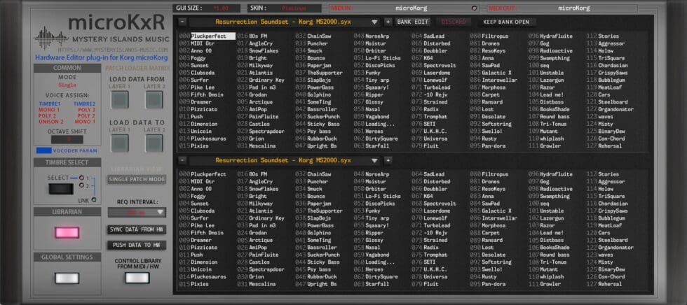 Korg microKorg Editor and Librarian - AURA Plugins