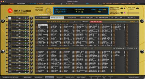 Waldorf Q Editor and Librarian - AURA Plugins