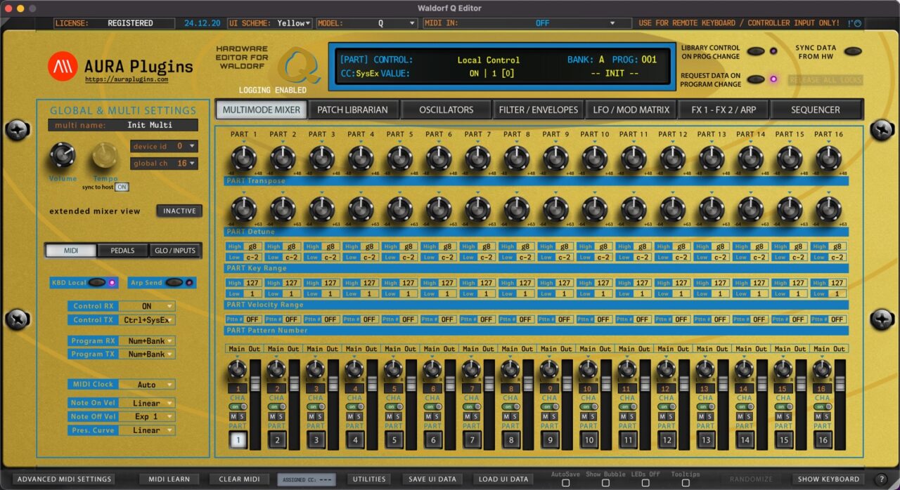 Waldorf Q Editor and Librarian - AURA Plugins