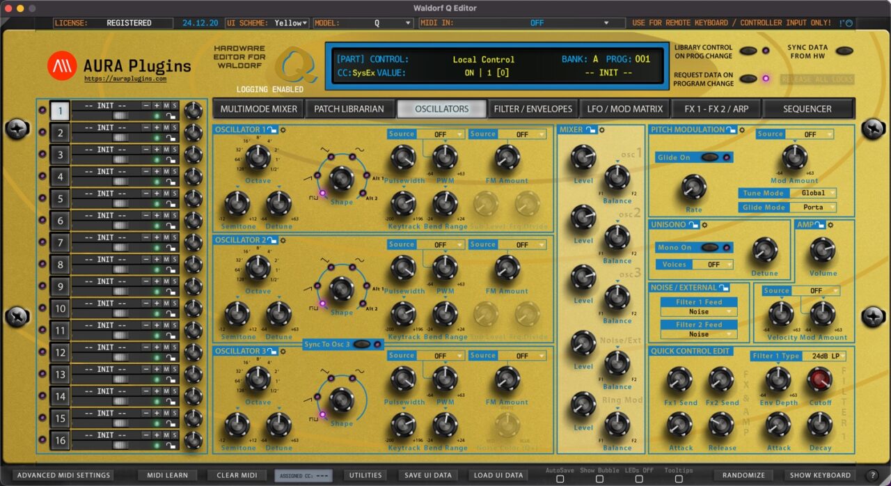 Waldorf Q Editor and Librarian - AURA Plugins