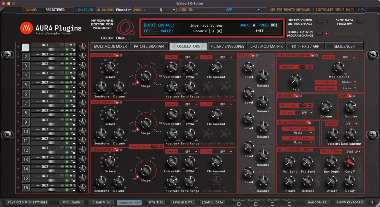 Waldorf Q Editor and Librarian - AURA Plugins