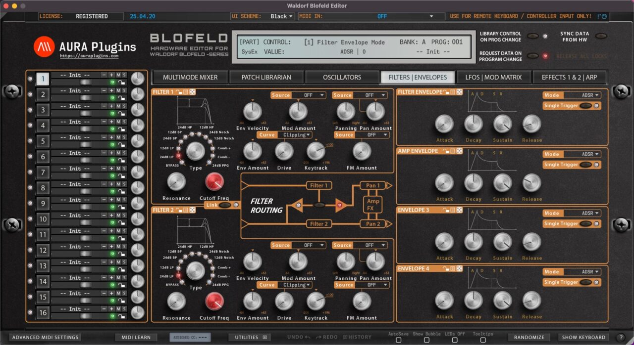 Waldorf Blofeld Editor and Librarian - AURA Plugins